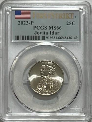 2023 P Jovita Idar 25c PCGS MS66 American Women Quarter First Strike | eBay