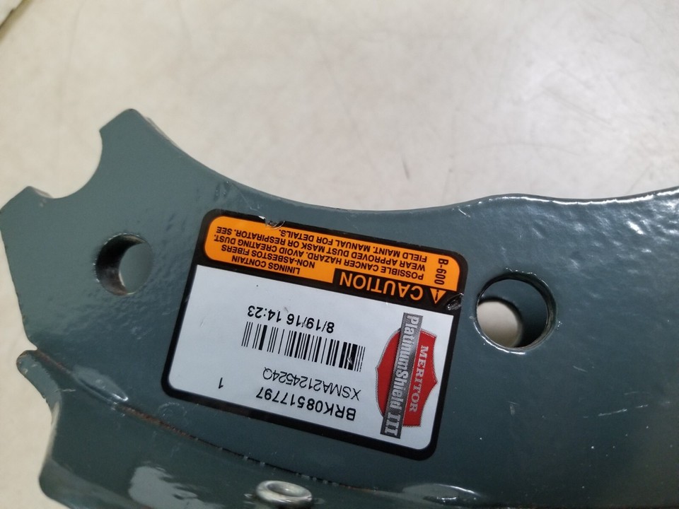 Rockwell Brake Shoe 3222-Q-1291 16.5" BRK08517797 | Brazil | 3222Q1291