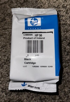 Brand New Sealed! HP 56 Black Ink Cartridge C6656A | eBay