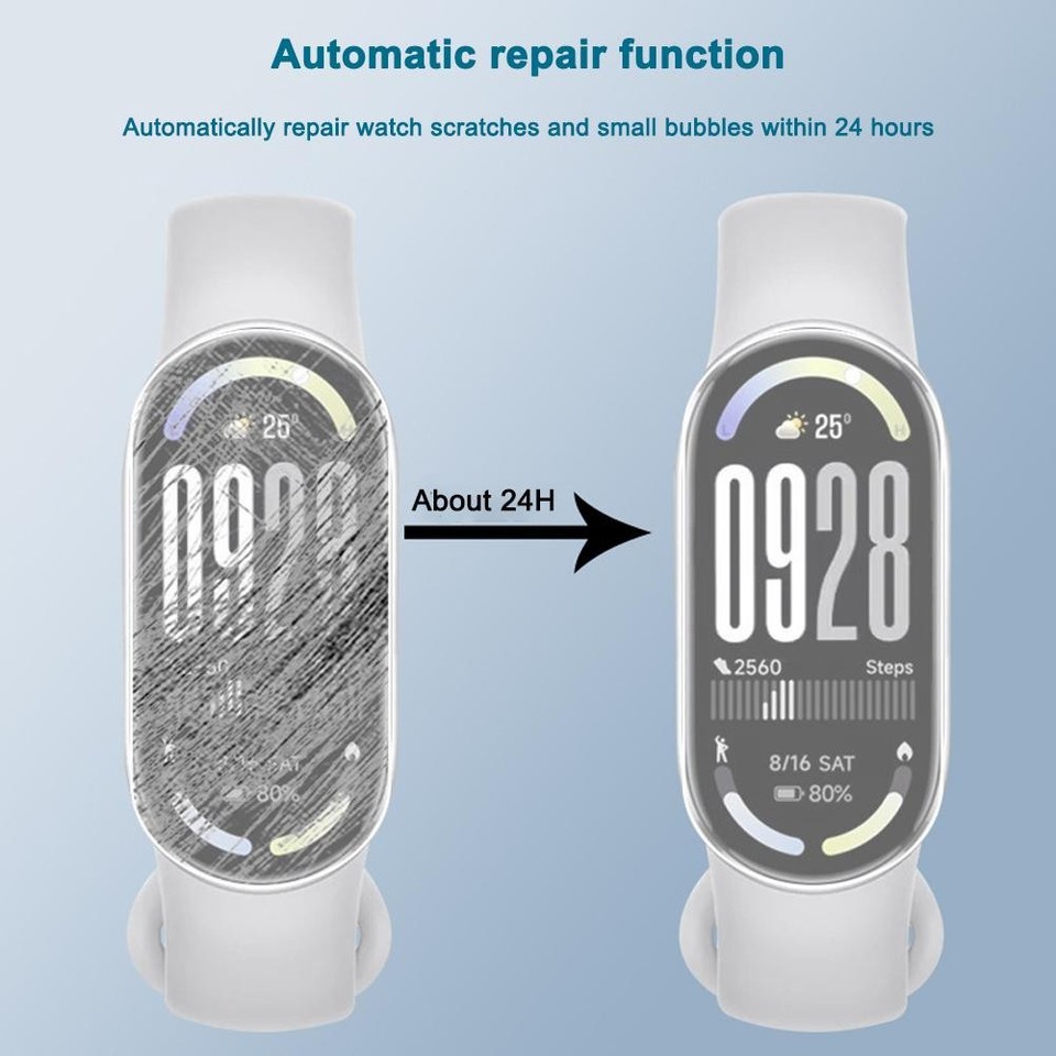 3D Screen Protective Films for Xiaomi Mi Band 10 Smart Watch Cover ...