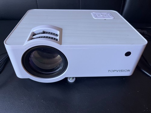 TOPVISION T6 LED Projector - White | 1080p Support | HDMI Cord Included ...