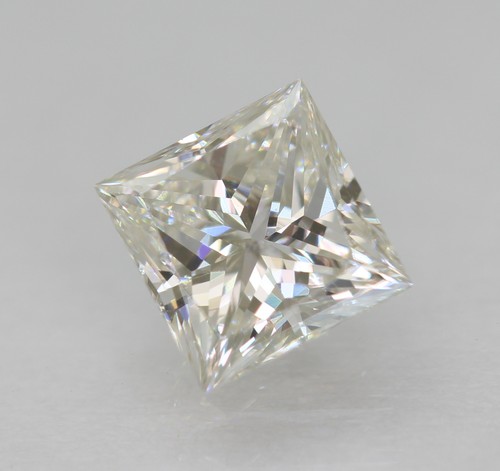 Certified 0.52 Carat F Color VS1 Princess Natural Loose Diamond 4.62x4 ...