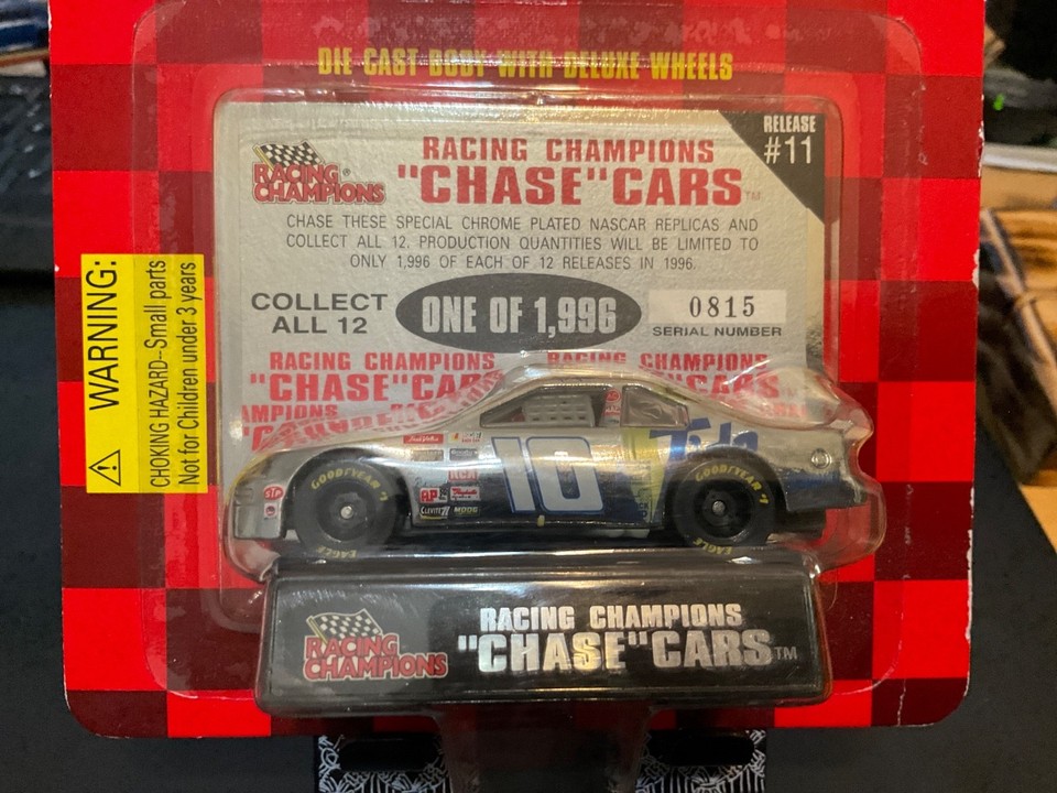 1996 RACING CHAMPIONS “ RICKY RUDD TIDE #10 CHROME CHASE CAR “ LIMITED ...