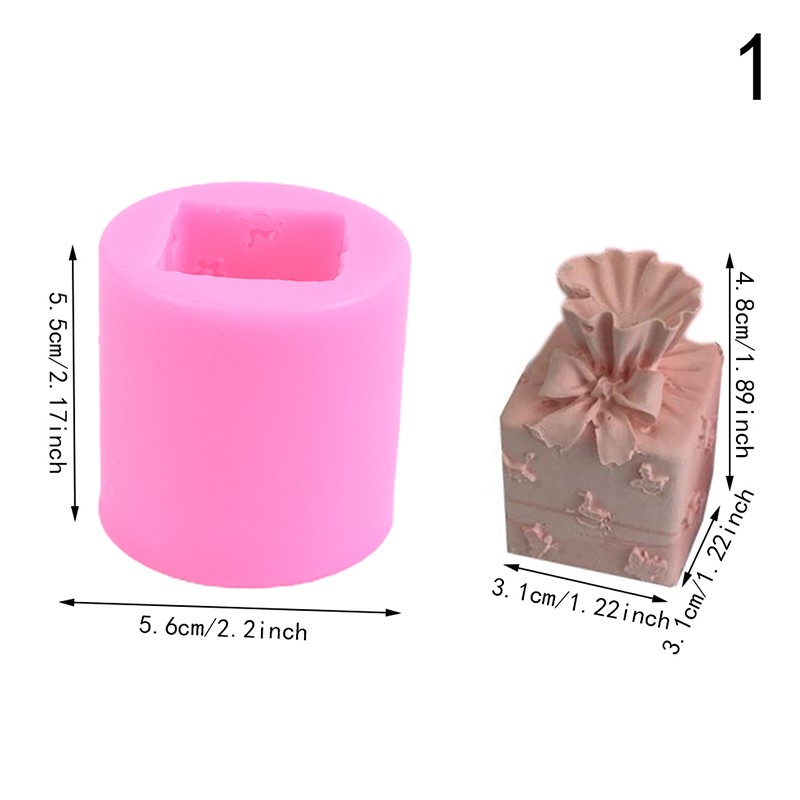 DIY Candle Mold Handmade Soap Mold Christmas Gift Box Candle Mold ...