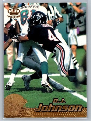 1996 PACIFIC COLLECTION CARD # 28 D.J. Johnson - Atlanta Falcons | eBay