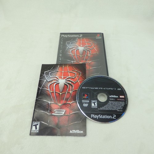 Spider-Man 3 PS2 Playstation 2 Black Label Video Game Complete CIB ...