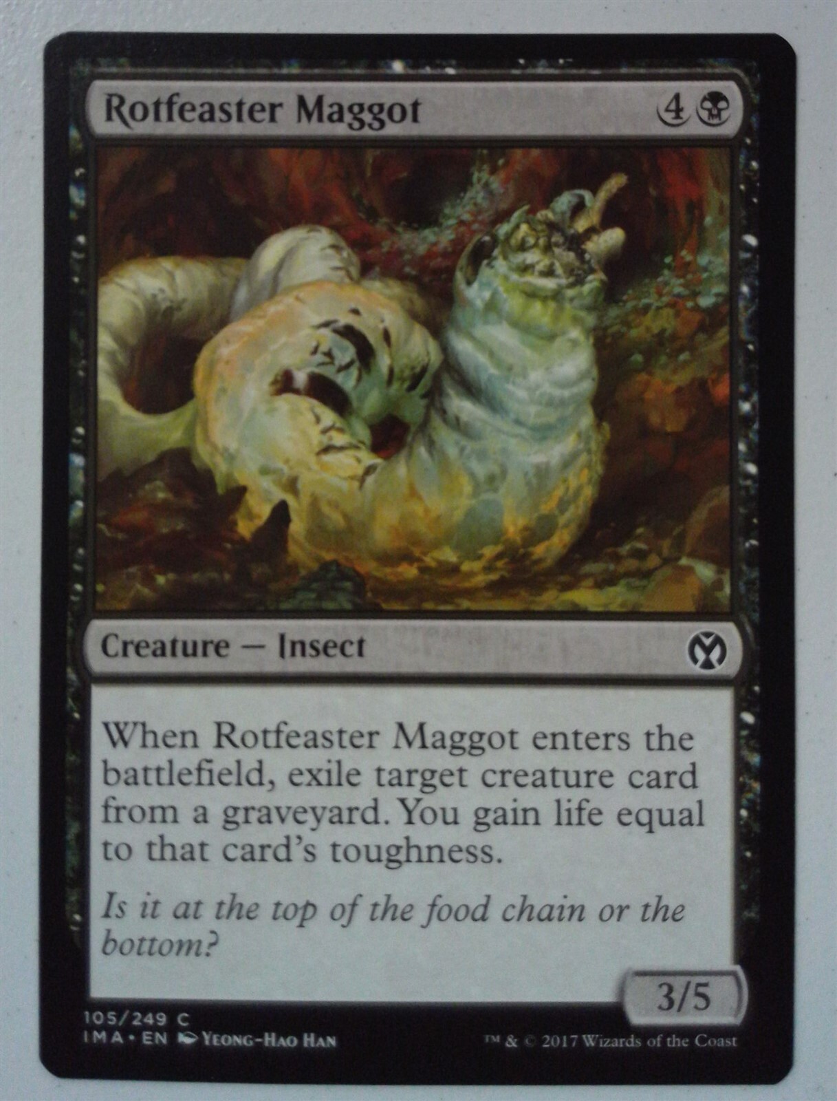 Rotfeaster Maggot *Common* Magic MtG x1 Iconic Masters | eBay