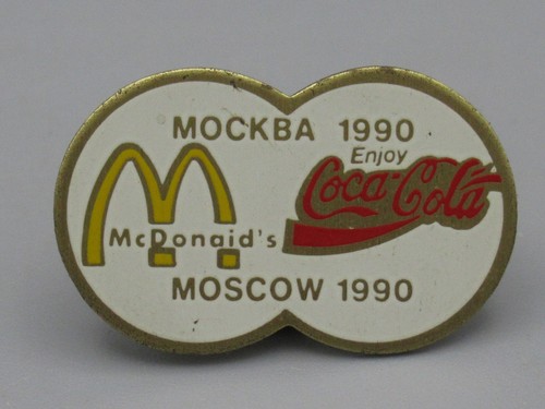 Pin's Coca-Cola, Mc Donaid's - Mockba Moscow 1990 | eBay