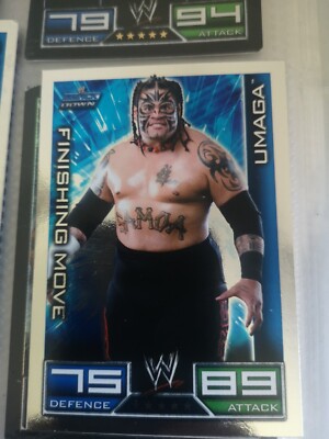 Cartes Catch Slam Attax 2008 Topps Foil Card Finishing Move #25 Umaga ...