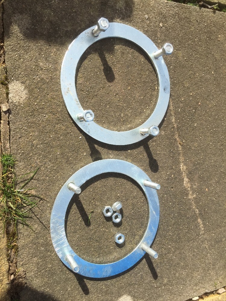 Land Rover Defender Discovery Shock Absorber Turret Securing Rings ...