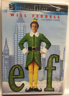 Elf [2003] (DVD,2005,Infinifilm Edition,Widescreen) Will Ferrell,James ...