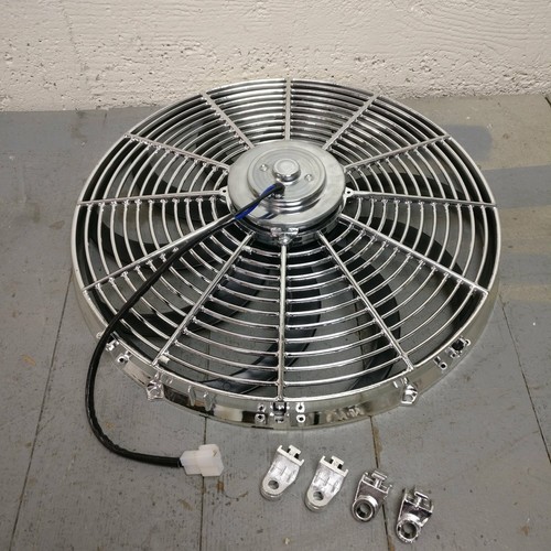 1957 Cadillac DeVille 16 Inch Chrome Radiator Fan cooling 3000cfm ...