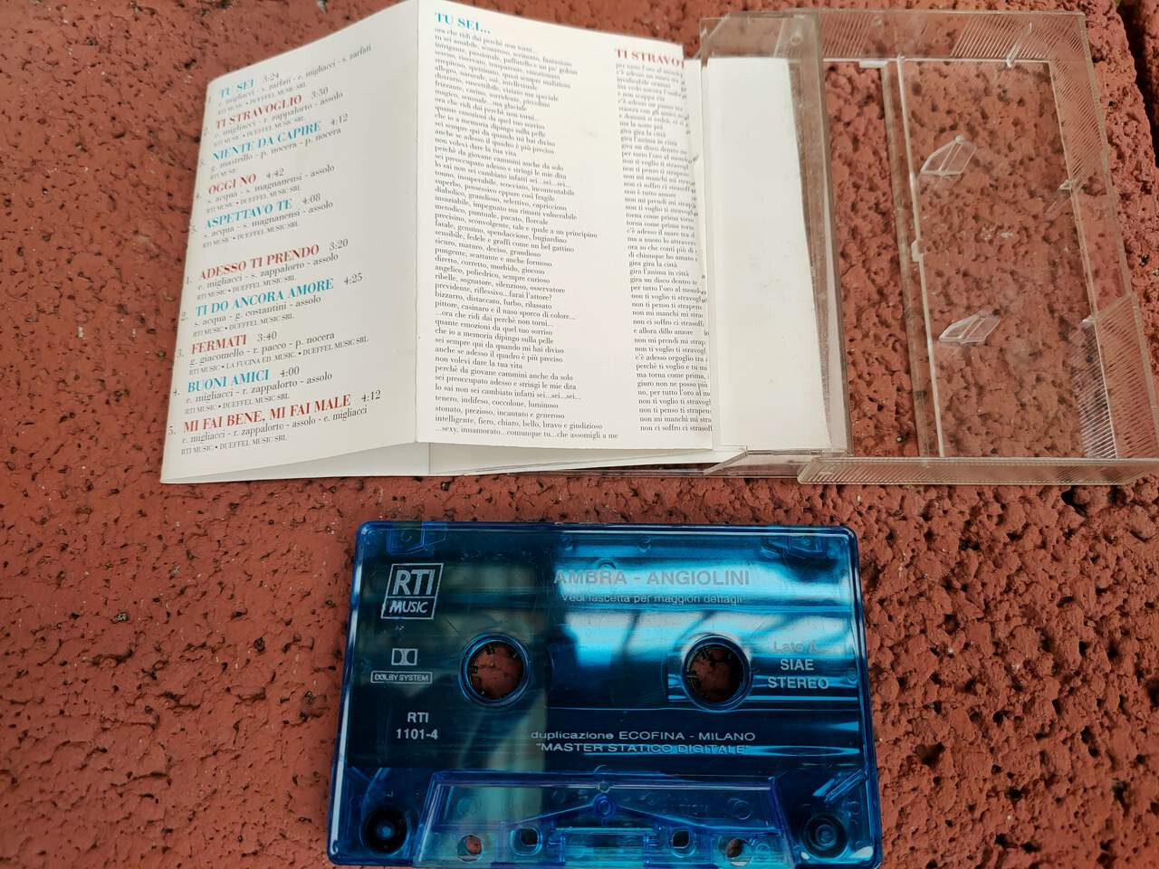 AMBRA ANGIOLINI Musicassetta Audio Cassetta Nastro Tape Cassette USATA ...