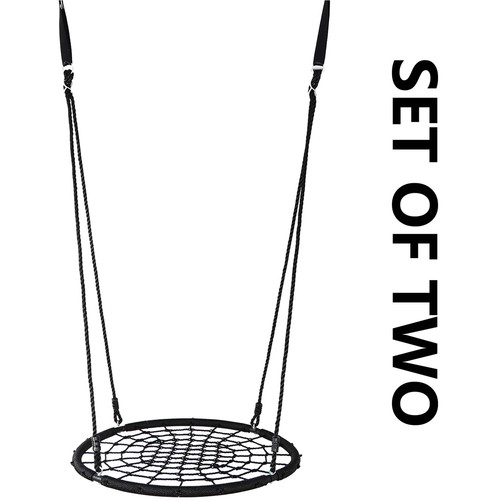 2X Kids Spider Web Tree Net Swing Set Playground Indoor Detachable EZ ...