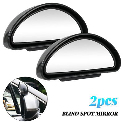 2Pack 360° Wide Angle Convex Side Rear View Blind Spot Mirror Car Auto ...