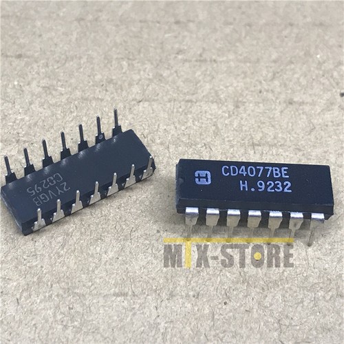 5PCS CD4077BE IC GATE XNOR 4CH 2-INP 14-DIP TI | eBay