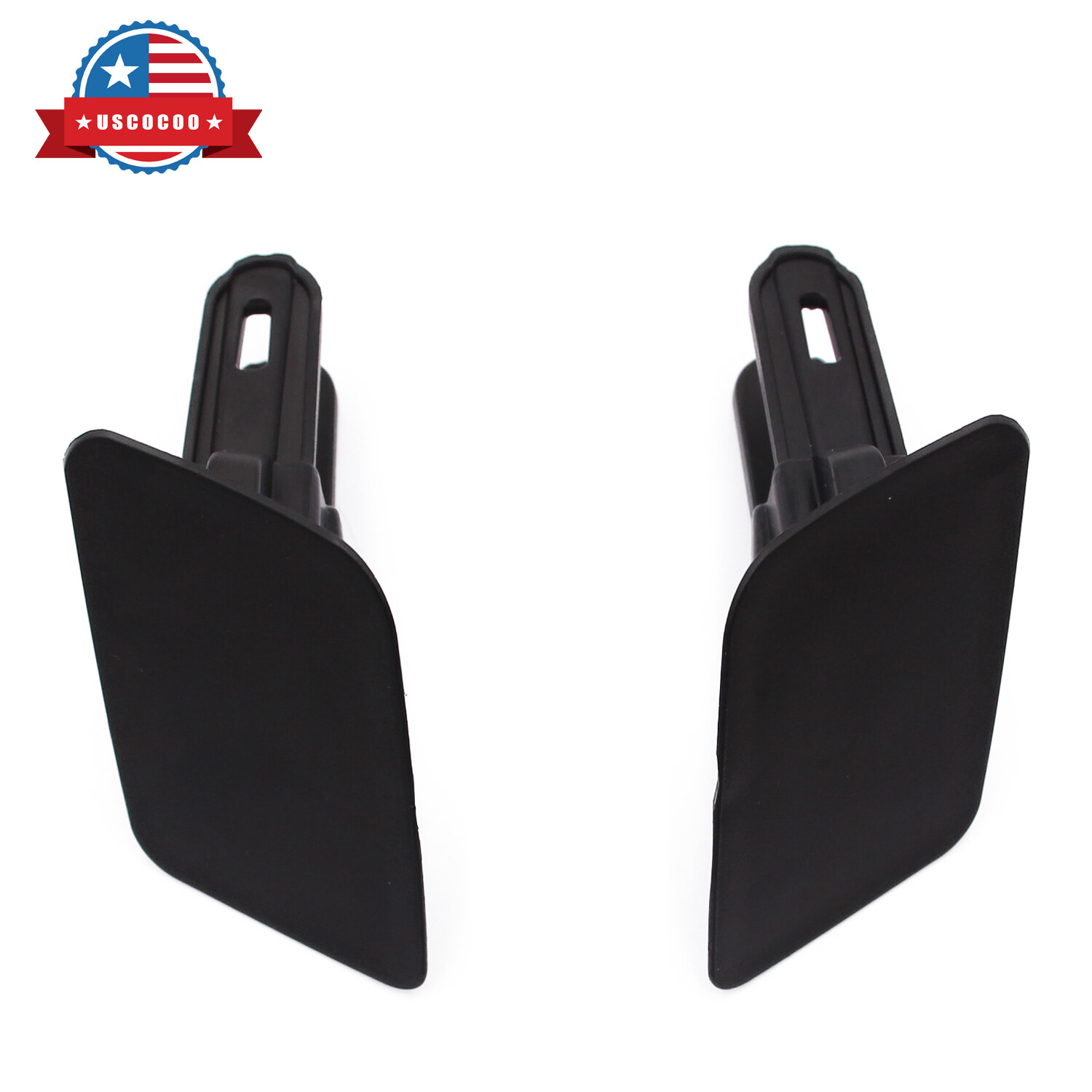 LH & RH Side Headlight Lamp Washer Cover Fit for 2016-2021 Jeep Grand ...