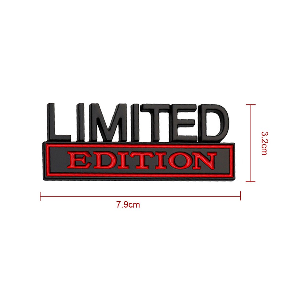 1Pc Limited Edition Logo Car Sticker Emblem Badge Decorative Decal ...