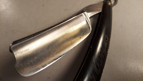 Early Wade & Butcher For Barbers Only Razor Large 1 "+ Great Metal 1858 ...