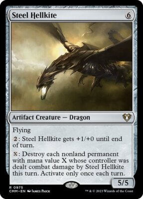 Steel Hellkite MTG Commander Masters Rare NM x1 - Magic Card | eBay