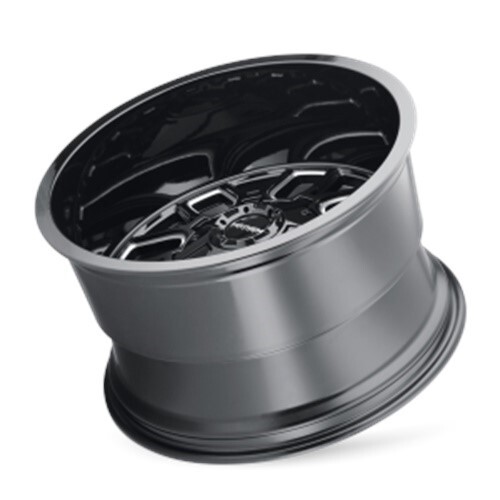 4 New 20x10 Mayhem Cogent Black W/Milled Spokes 5x127/139.7 ET-19 wheel ...