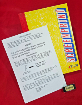 esm Screenprint (screen grabber) ROM and Guide for Acorn BBC Micro 1987 ...