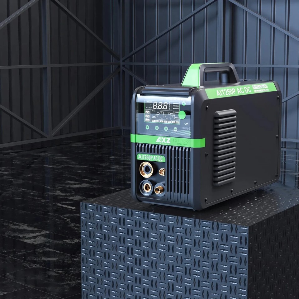 Tig Welder Aluminum 250A 220V AC/DC Pulse HF MMA/Stick Tig Welding ...