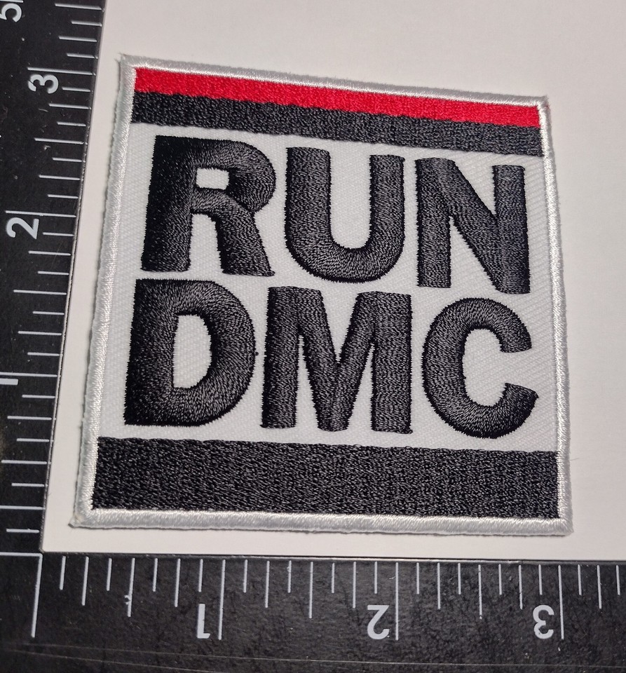 Run DMC Logo Patch Standard Hip Hop Artist Embroidered Iron Sew On ...