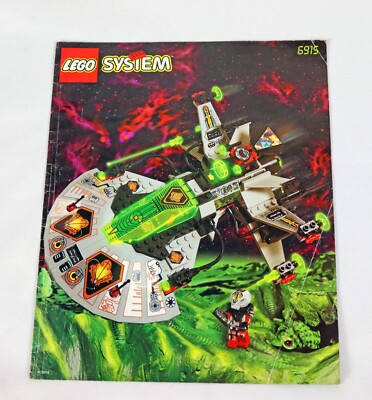 Lego 6915 Instruction Manual ONLY Warp Wing Fighter 1997 Lego System ...