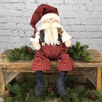 NEW Honey and Me Kringle Santa-rustic beard hat belt Santa Claus ...