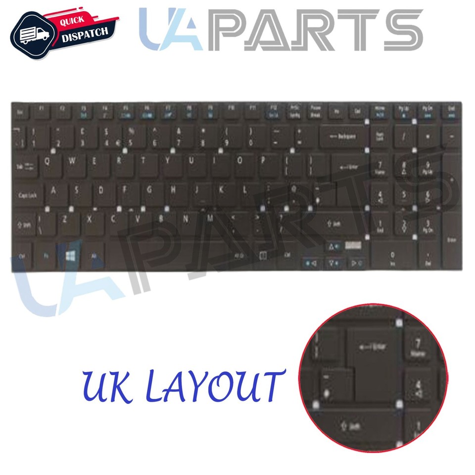 For Acer Aspire 5755 5755G 5830 5830G 5830T UK Layout Laptop Keyboard ...