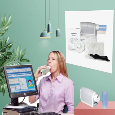 SPM-A Spirometer – Portable Lung Function Tester for Home & Clinical ...