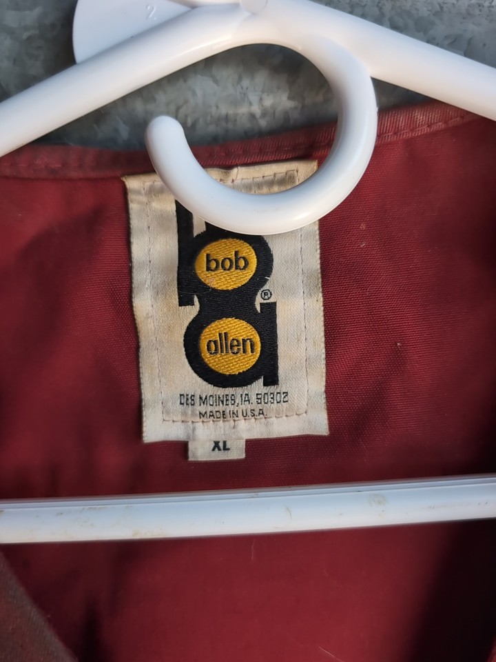 Vtg Bob Allen Shooting Vest Size XL Maroon Hunting Practice Pocket NICE ...
