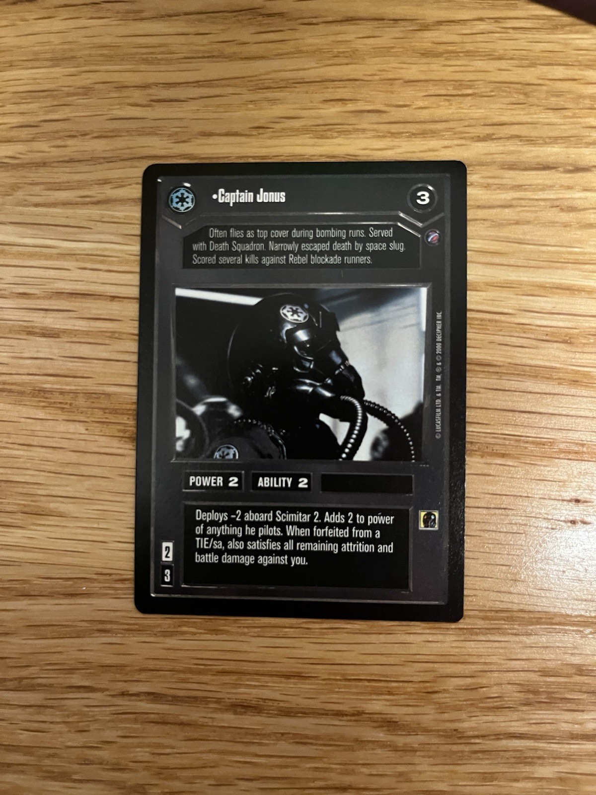 Captain Jonus (Death Star II) | Decipher Star Wars CCG | NM/LP | eBay
