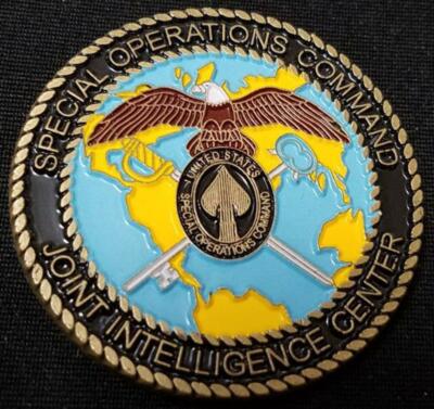 US Special Operations Command USSOCOM Joint Intelligence Center Round ...
