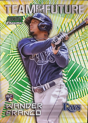 2022 Topps Stadium Club Chrome Wander Franco Team of the Future Green ...