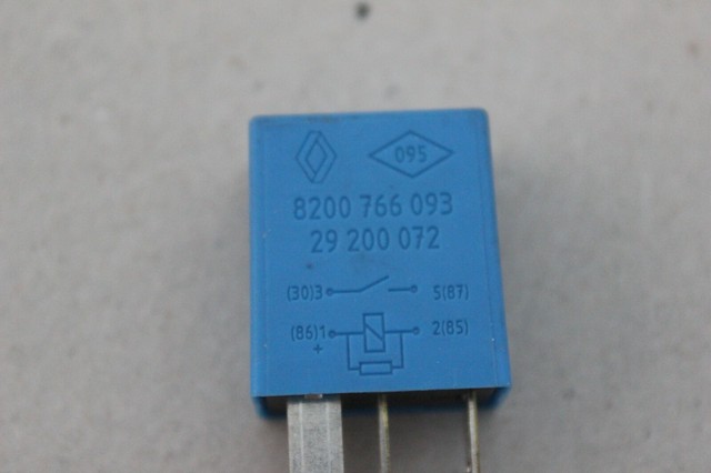 Relay Renault Ca CLIO Relay Blue 8200766093 G Cartier 29200072 12v ...