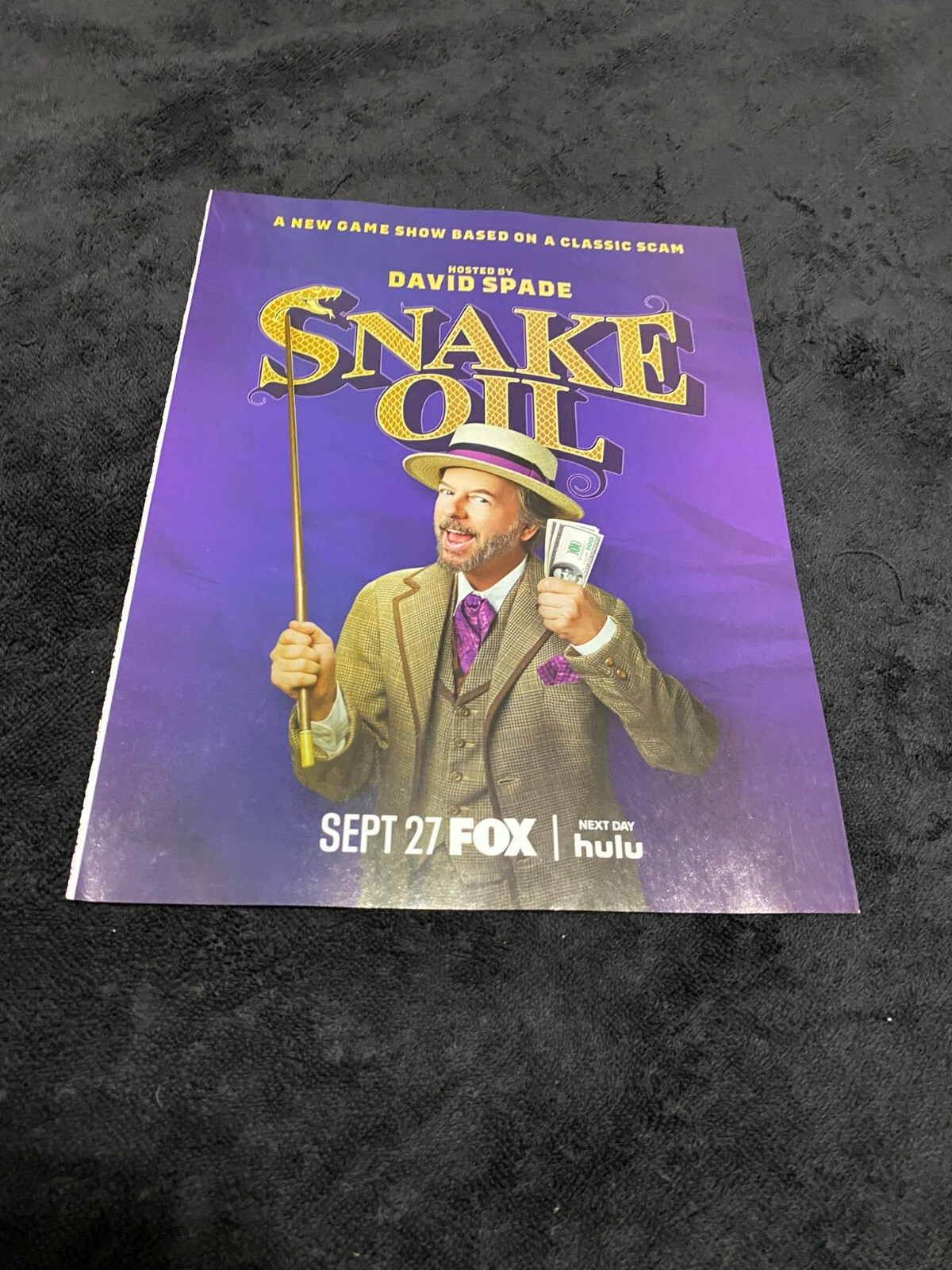SNAKE OIL 2023 Emmy ad with David Spade "New Game Show Based on a ...