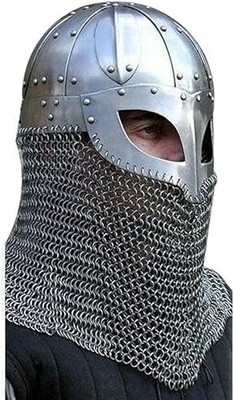 Viking Helmet Norse Valhalla Medieval Steel Armor Fully Wearable ...