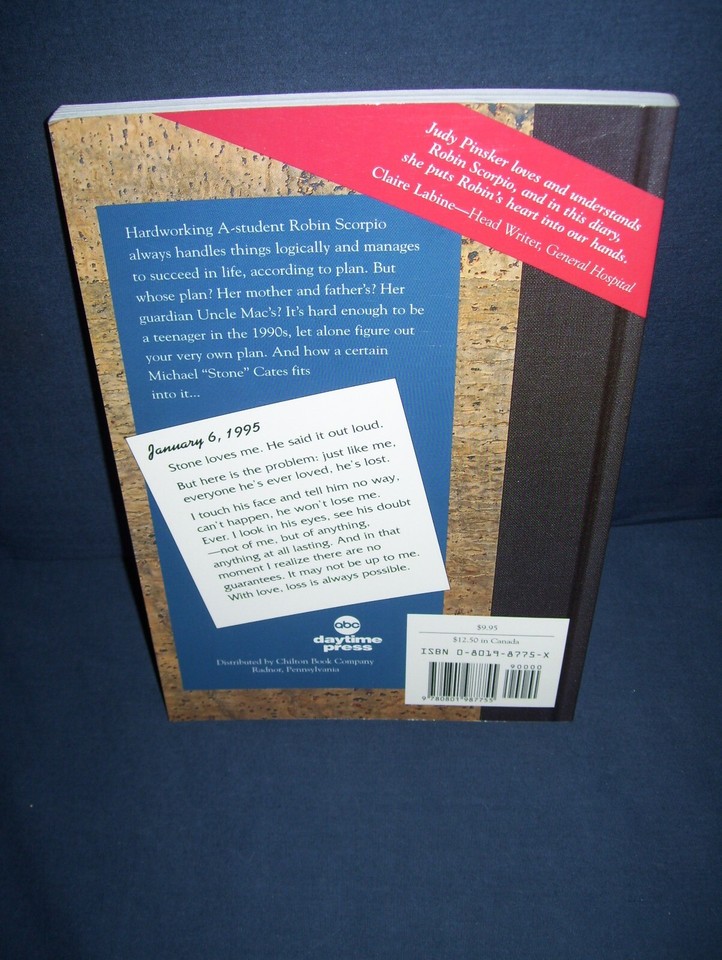 Robin's Diary Judith Pinsker Used SC 1995 ABC Daytime Press General ...