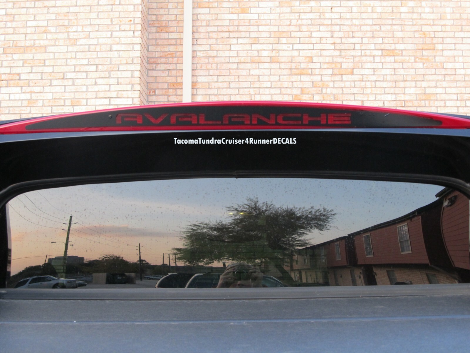 FITS Chevy Avalanche 3rd Brake Light Decal 2011 2012 2013 LTZ PAINTED ...