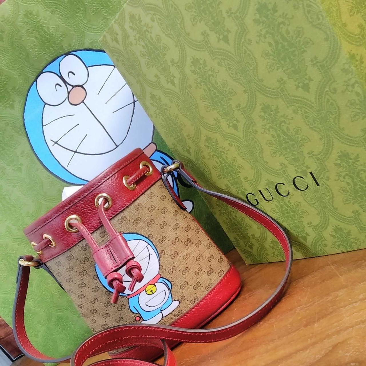 Gucci Doraemon Collaboration Bag Bucket Bag Model No.… - Gem