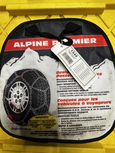Alpine Premier Diamond Pattern Tire Snow Chains 1540 - Used | eBay