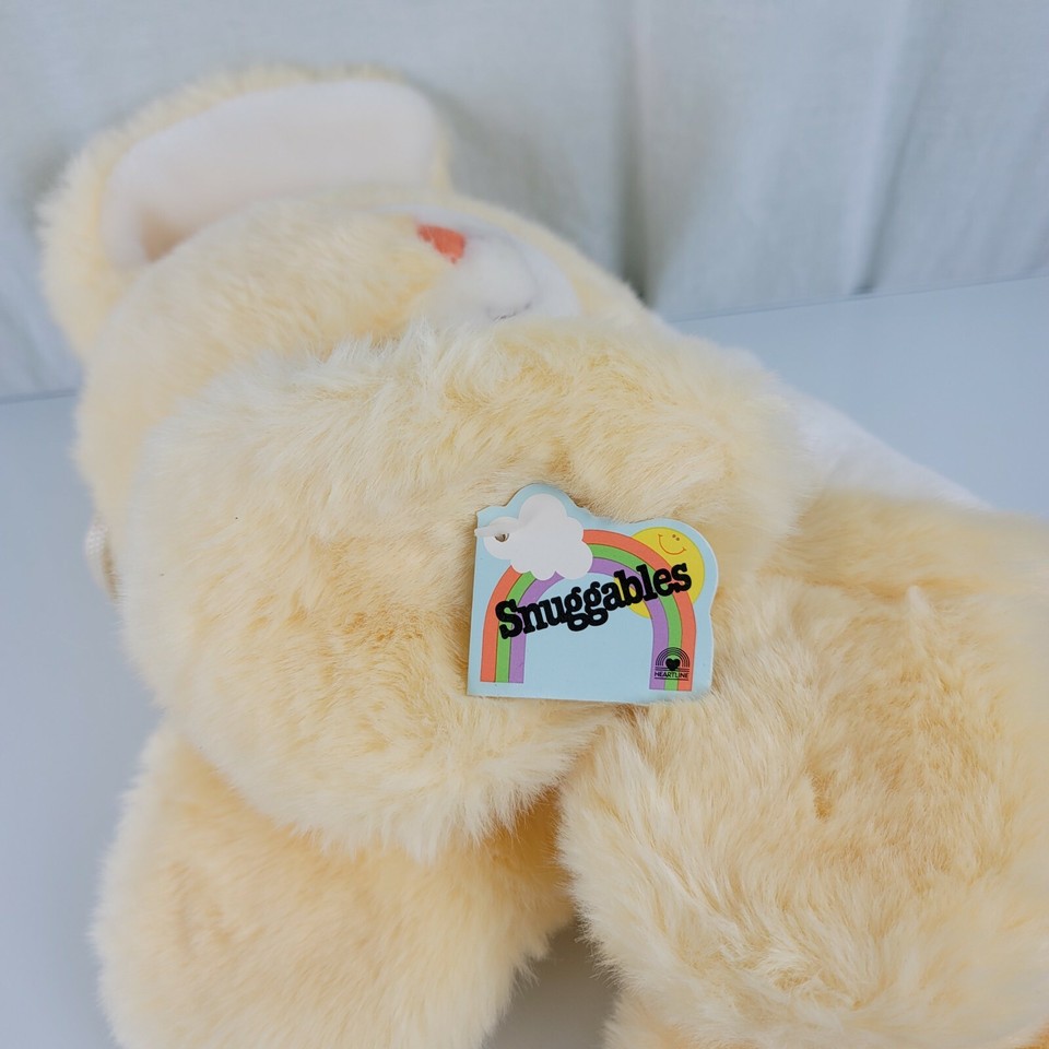 Heartline Graphics International Inc 1983 Snuggables Plush Bunny Rabbit ...