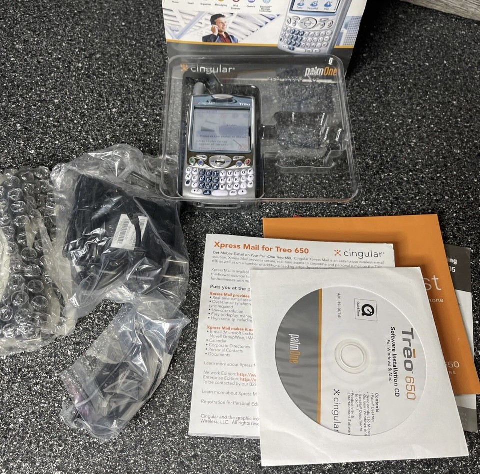 Palm Treo 650 Smartphone EarthLink Wireless Touch Screen Palm Pilot PCS ...