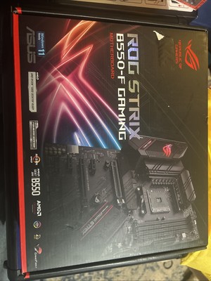 NEW ASUS - ROG STRIX B550-F GAMING (Socket AM4) AMD B550 ATX DDR4 ...