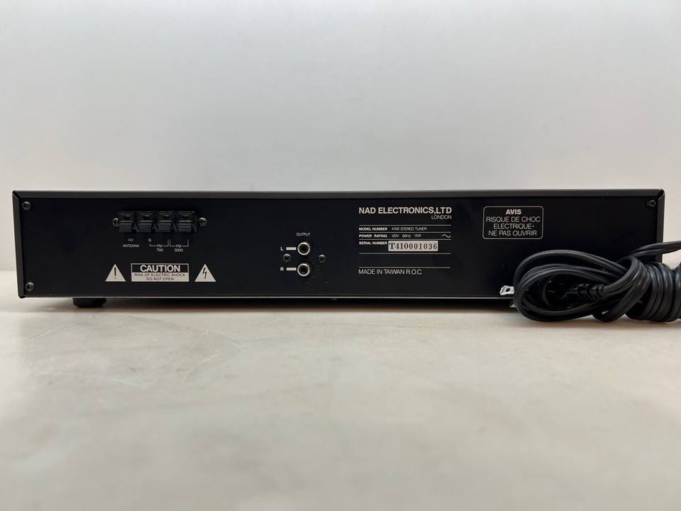 NAD 4100 Analog Stereo Tuner Re-Stored Re-Newed 3 Year Warranty Free ...