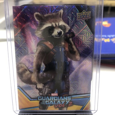 2016 Upper Deck Walmart Hanes Mojo Cinematic Cards Rocket Raccoon #CC9 ...