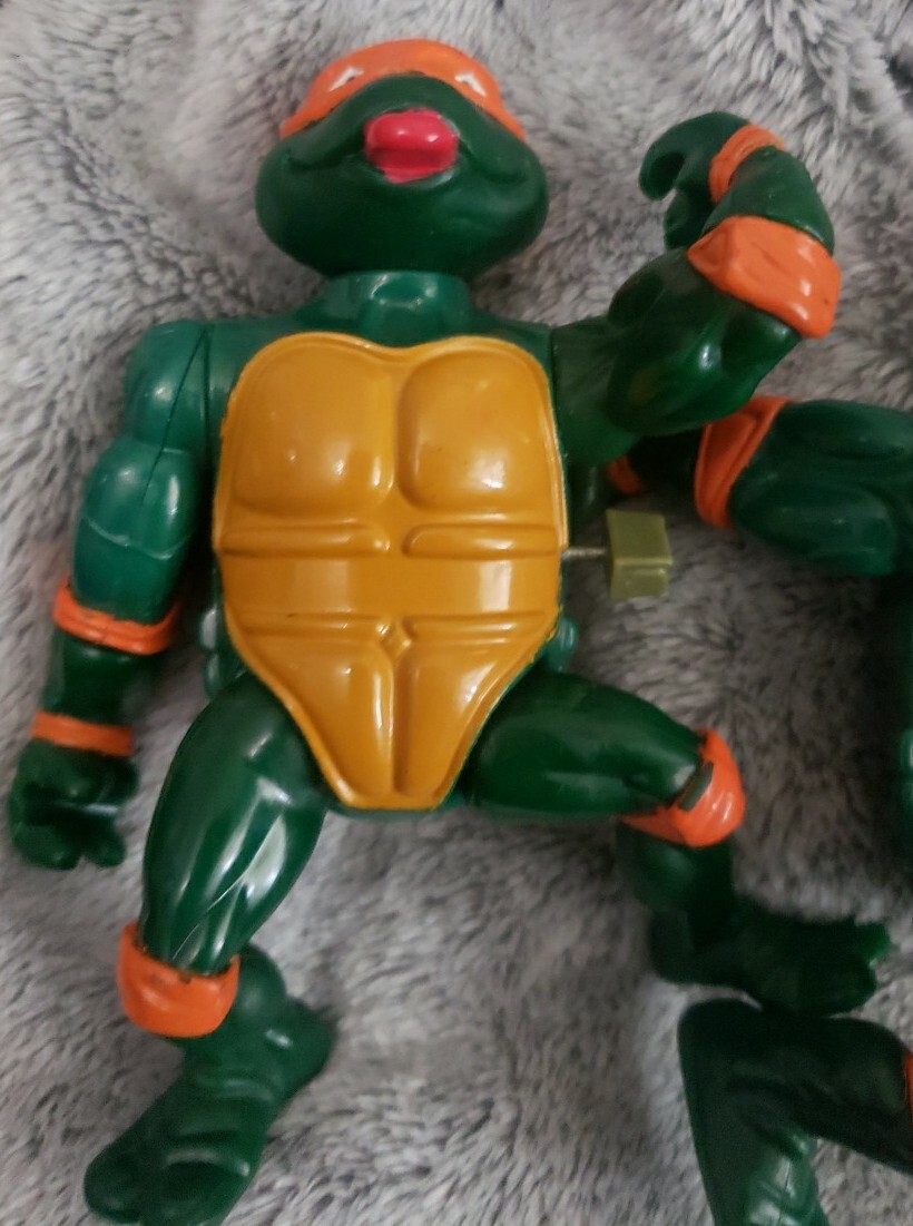 3 Teenage Mutant Ninja Turtles TMNT 1989 wind up action figure Lot | eBay
