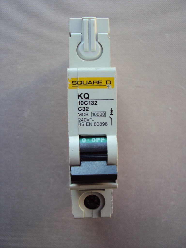 SQUARE D KQ MCB 3 6 10 16 20 25 32 50 AMP 10000 10kA QUICKLINE TYPE B C ...
